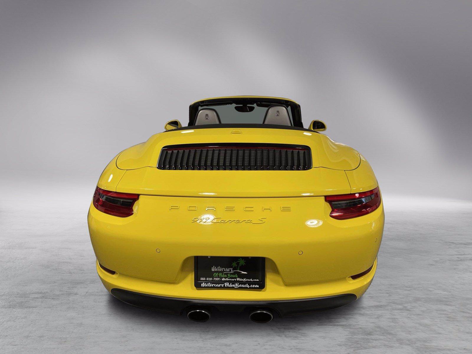 Porsche 991 Carrera S Yellow